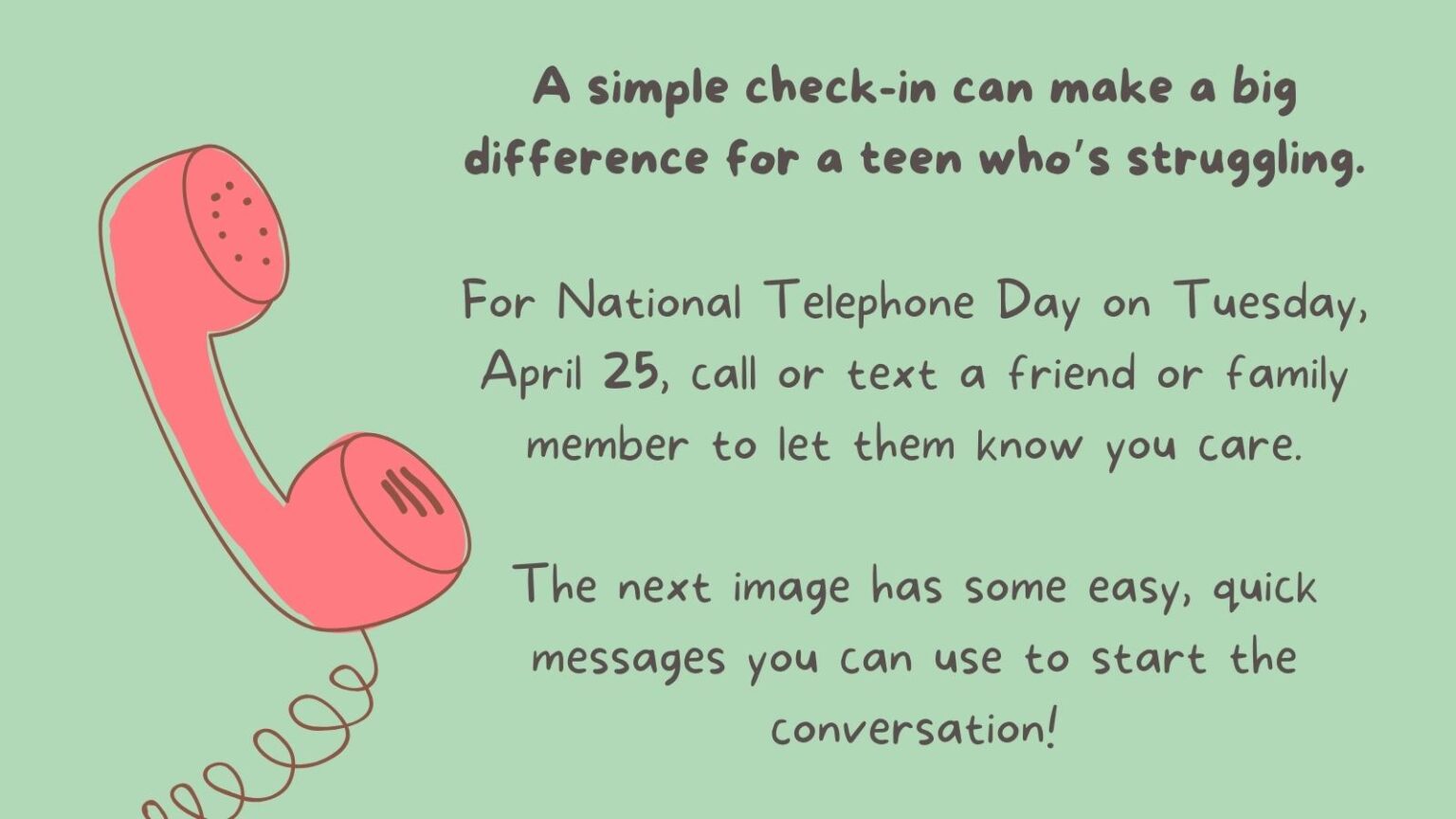 National Telephone Day | Teen Lifeline