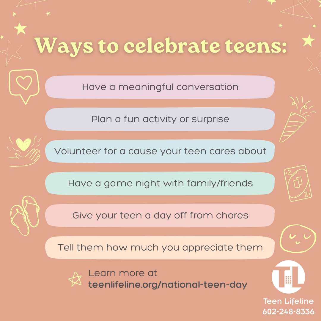 National Teen Day | Teen Lifeline