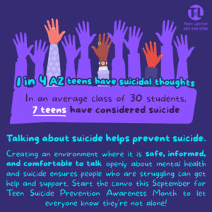 Promote Teen Suicide Prevention Awareness Month | Teen Lifeline