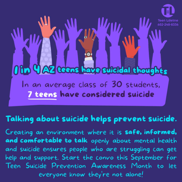 Promote Teen Suicide Prevention Awareness Month | Teen Lifeline