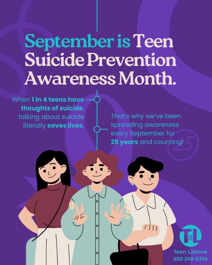 Teen Suicide Prevention Awareness Month | Teen Lifeline